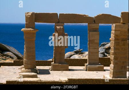The temple of Gerf Hussein (Egypt) is a temple dedicated to the pharaoh ...