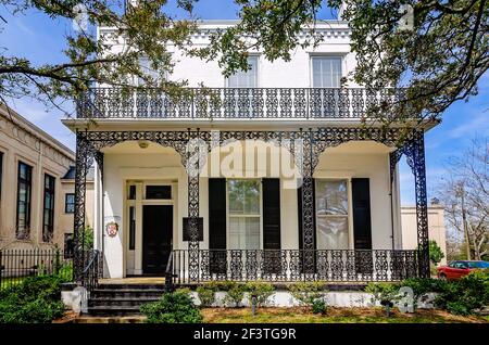 The Raphael Semmes House, also known as the Admiral Semmes House or the ...