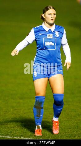 Ruby Mace of Birmingham City Women (on Dual Registration from Arsenal ...