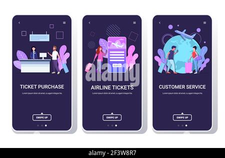 Booking concept screens set for mobile app template. People order taxi ...