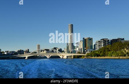 The Infinity tower in Brisbane's Central business district Stock Photo ...