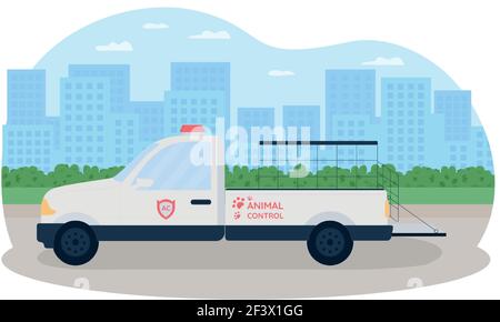 Animal control 2D vector web banner, poster Stock Vector Image & Art ...