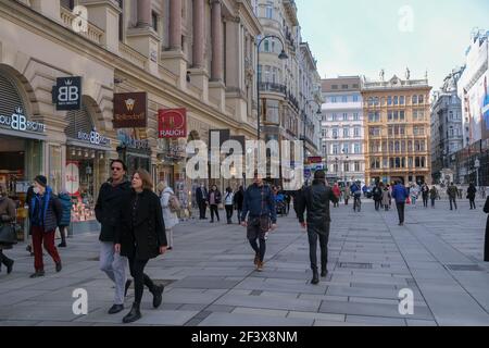 Vienna, Austria - February 18, 2021: Beautiful city of Vienna, the ...