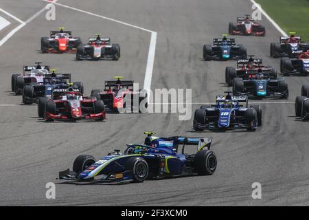 19 NORRIS Lando, Carlin, action, flame during 2018 FIA Formula 2 ...