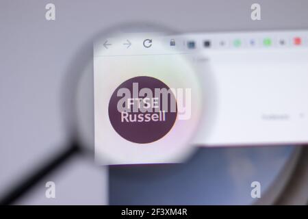 FTSE logo and website close up Stock Photo - Alamy