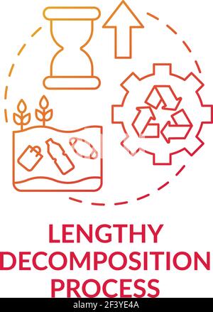 Lengthy decomposition process concept icon Stock Vector Image & Art - Alamy