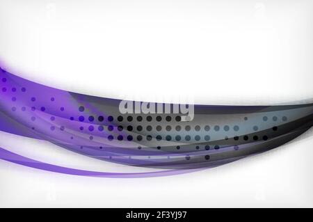 Glossy wave vector background. Glossy wave vector background, vector ...