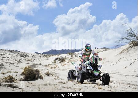 241 CASALE IGNACIO (CHL), YAMAHA, quad, action during the Dakar 2018 ...