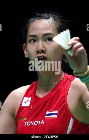 Thailand's Pornpawee Chochuwong in action during her match against ...