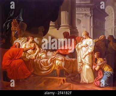 Antiochus and Stratonice 1774 by Jacques-Louis David Stock Photo - Alamy