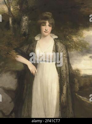 Eleanor Agnes Hobart, Countess of Buckinghamshire by John Hoppner Stock ...
