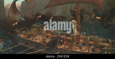 John William Waterhouse, Ulysses and the Sirens 1891 Oil on canvas, National Gallery of Victoria ...