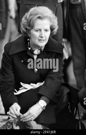 Mrs Thatcher in Yorkshire in Feb 1978 Stock Photo - Alamy