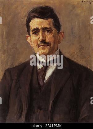 Portrait of the publisher Bruno Cassirer 1921 by Max Liebermann Stock ...