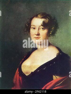 Portrait of Golitsyna by Orest Kiprensky Stock Photo - Alamy