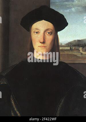 This portrait of Guidobaldo Montefeltro, a Duke of Urbino, is a ...
