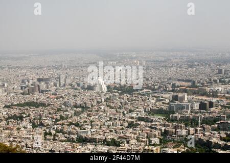Damascus,Syria - August 04,2010 : Syria before the war. general view of ...