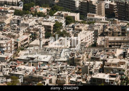Damascus,Syria - August 04,2010 : Syria before the war. general view of ...