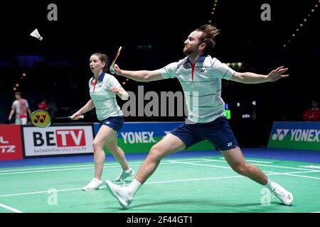 Ireland's Sam Magee (right) and Chloe Magee in action during their 1st ...