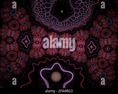 Abstract bio mitosis background. Rendered close up illustration ...