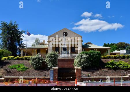 Gundagai, NSW, Australia - November 01, 2017: Sculpture in honor for ...