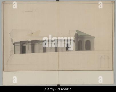Wesel, Berliner Gate, 3. Design variant, elevated field side Stock ...
