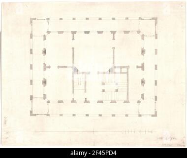 Dresden, Castle elfigau. Floor plan of the ground floor Stock Photo - Alamy