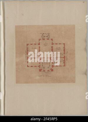 Castle, corps de logis, design, floor plan Stock Photo - Alamy