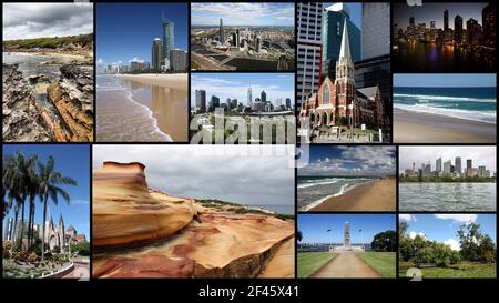 Australia travel photo collage - images collection with Sydney ...
