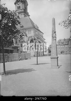 Geyer. Old market Stock Photo - Alamy
