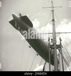 The Zeppelin LZ 129 Hindenburg was a German passenger airship, famously ...