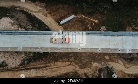 Construction process of a bridge in Bosnia and Herzegovina Stock Photo ...