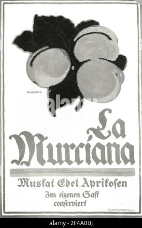 Poster "La Murciana Muscat Precious Apricots". Exhibition "Early German ...