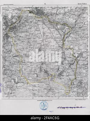 Circular map Teltow Stock Photo - Alamy