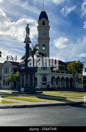 Facade of the Post Office Tower masonry building erected in 1891 in ...