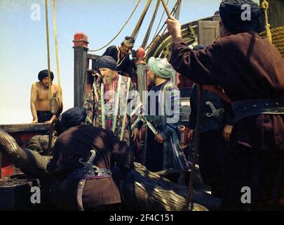 TAKIS EMMANUEL and TOM BAKER in THE GOLDEN VOYAGE OF SINBAD 1973 ...