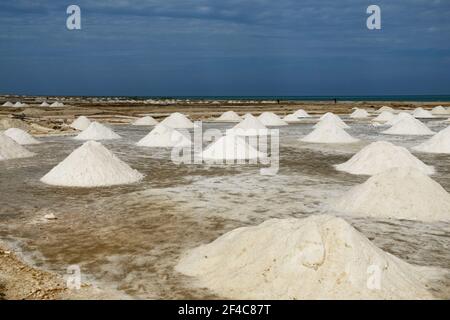 COLOMBIA South America Manaure Salt Mines in the Guajira Peninsula ...