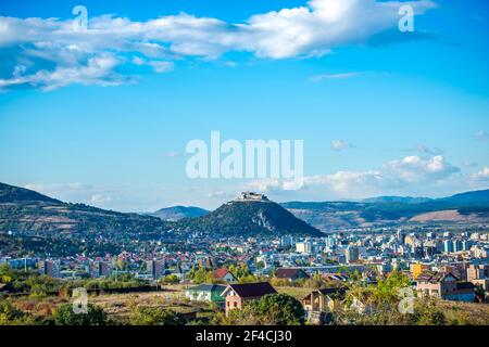 Deva city view on the summer, Romania Stock Photo - Alamy