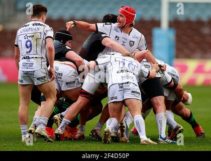 Twickenham Stoop, London, UK. 20th Feb, 2021. English Premiership Rugby ...