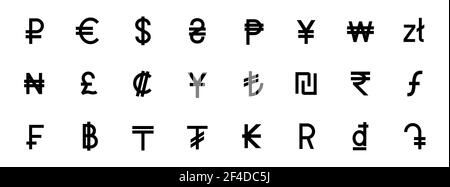 Different currency signs store