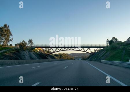 Toll roads in Portugal Stock Photo - Alamy