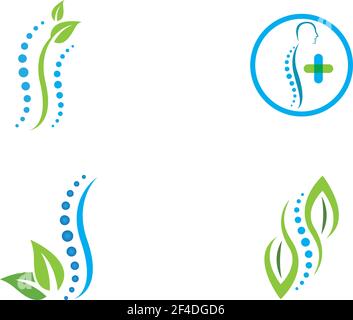 Spine diagnostics symbol logo template vector illustration design Stock ...