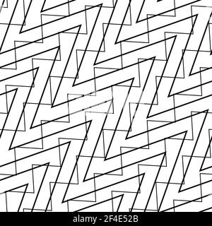 Interlace, twine, tangled lines Seamlessly repeatable Pattern ...