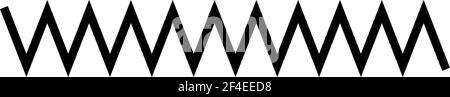 Wavy, waving, wave lines. Zig-zag, criss-cross lines vector ...