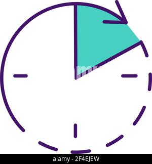 Focus time RGB color icon Stock Vector Image & Art - Alamy