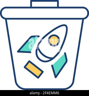 composting environmental line icon vector illustration Stock Vector ...