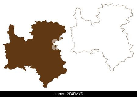 Rottweil district (Federal Republic of Germany, rural district, Baden ...