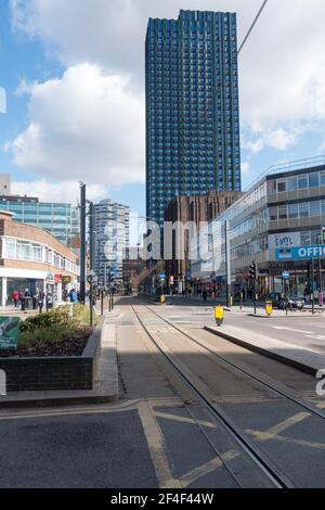 Croydon ten degrees modular building Stock Photo - Alamy