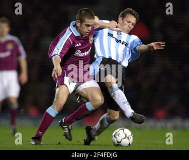 WEST HAM V COVERTRY 12/2/2001 PICTURE DAVID ASHDOWN.FOOTBALL Stock ...