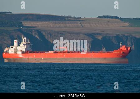 The Double Hull Shuttle Oil Tanker Juanita Berthed Dunkirk Port ...